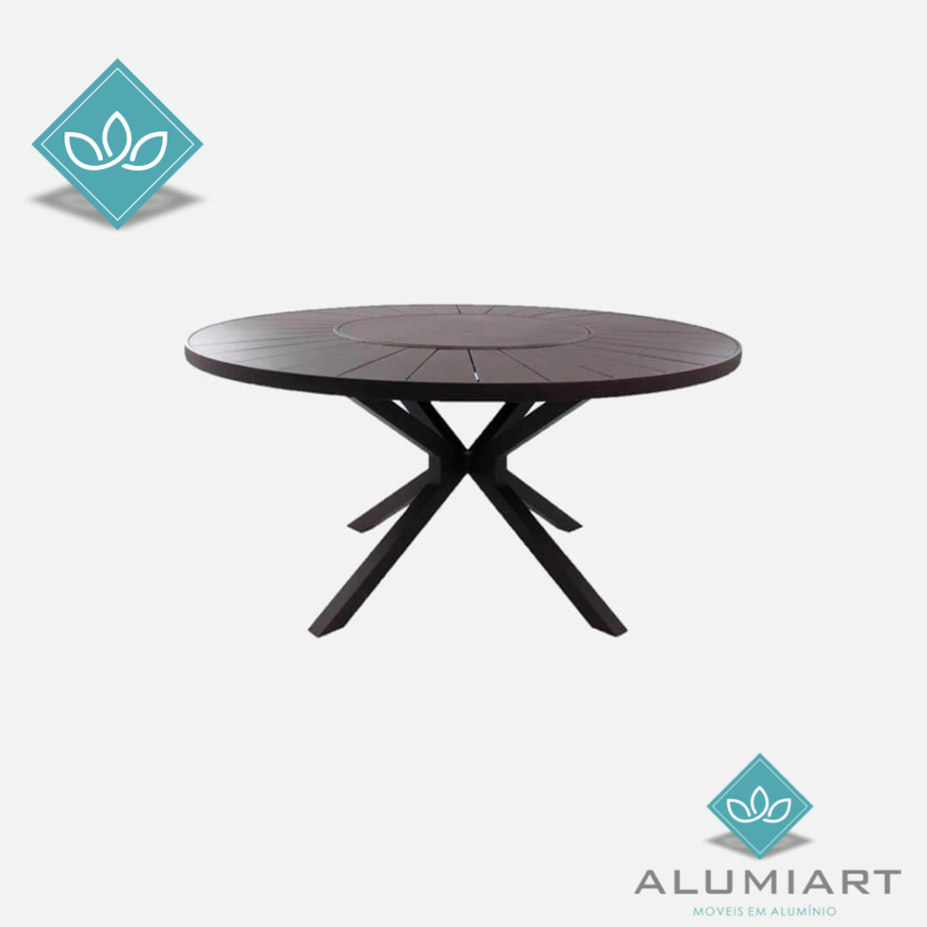 MESA E CADEIRA CHELLES – Alumiart Móveis